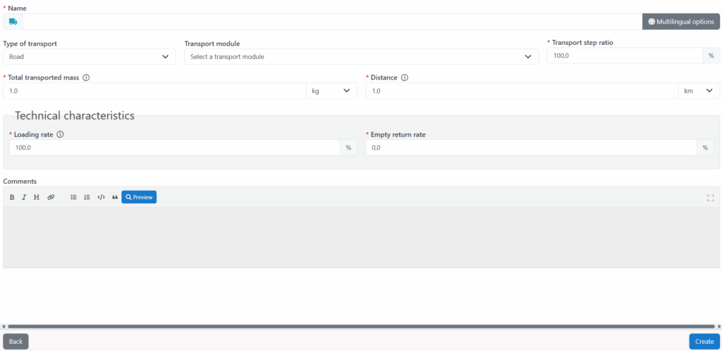 Design Interface - Logiciel ACV et Eco-conception - Bureau Veritas CODDE